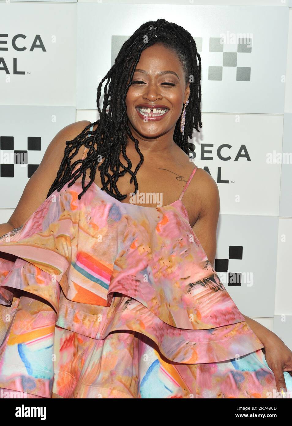 New York, USA. 12th June, 2023. Charity Angel Dawson attends the world ...