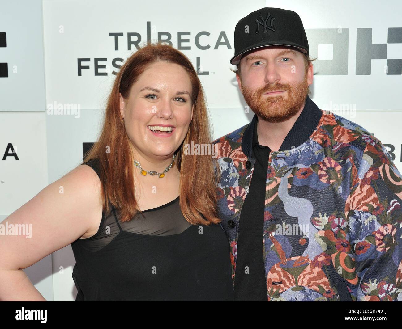 New York, USA. 12th June, 2023. L-R: Emily Koch and Jim Hogan attend ...