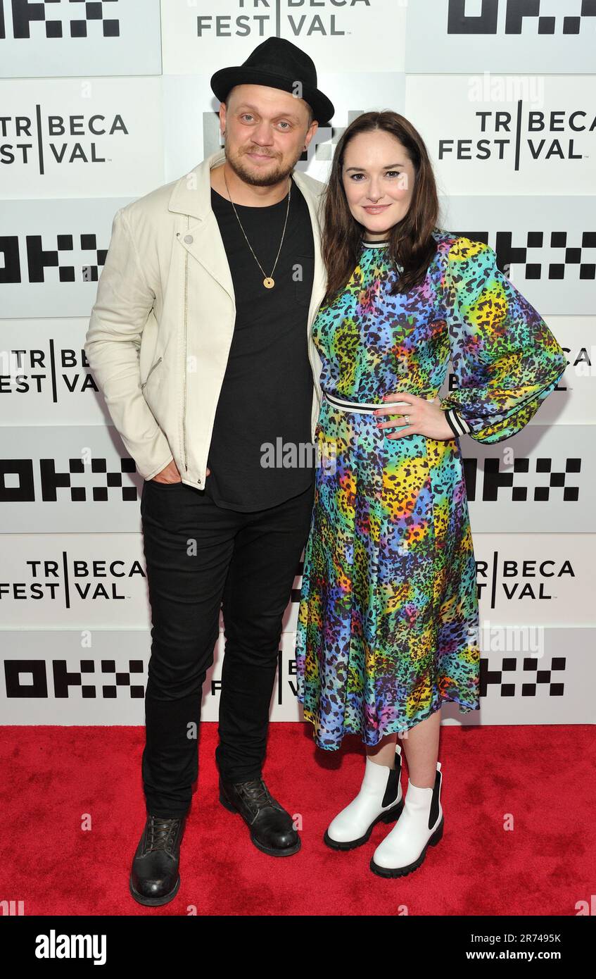 New York, USA. 12th June, 2023. L-R: Matt DeAngelis and Christine Dwyer ...