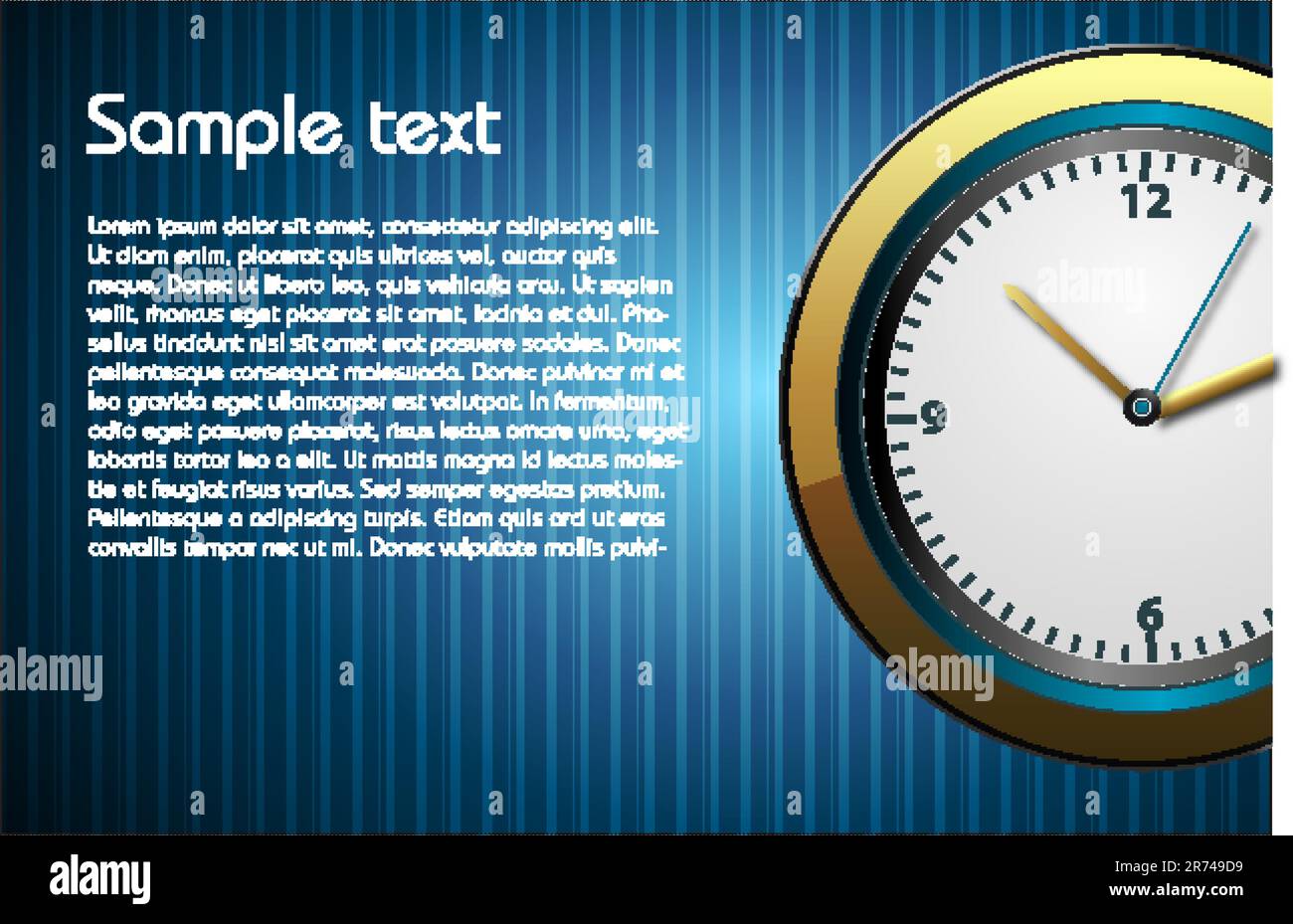 illustration of clock background on white background Stock Vector Image ...