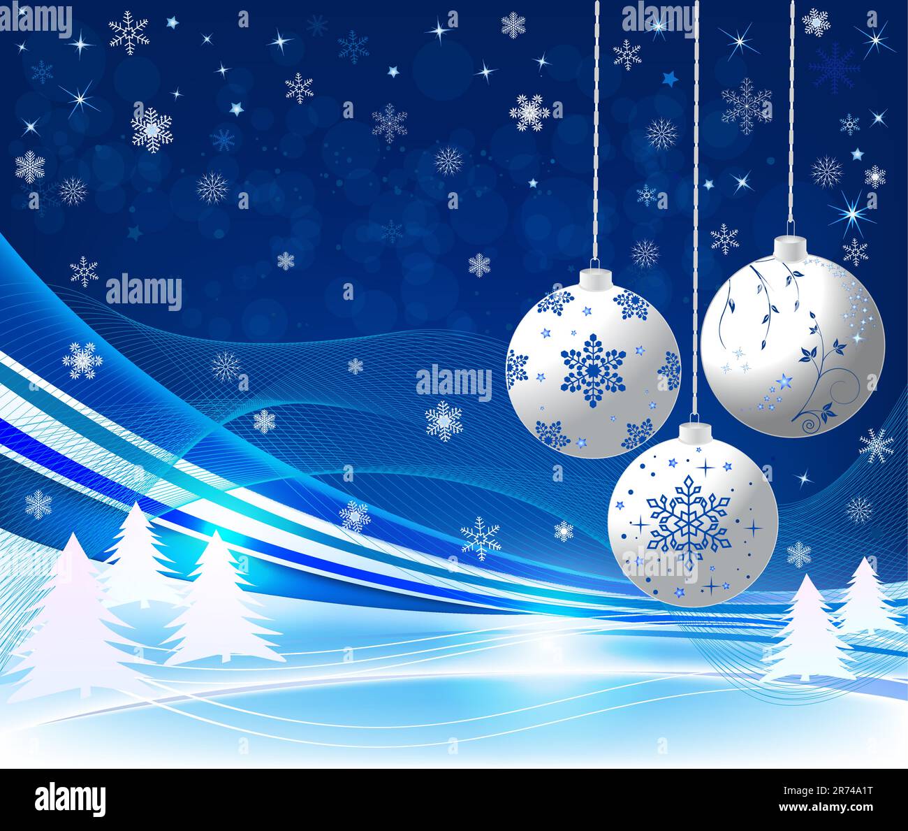 Christmas background vector Stock Vector Image & Art - Alamy