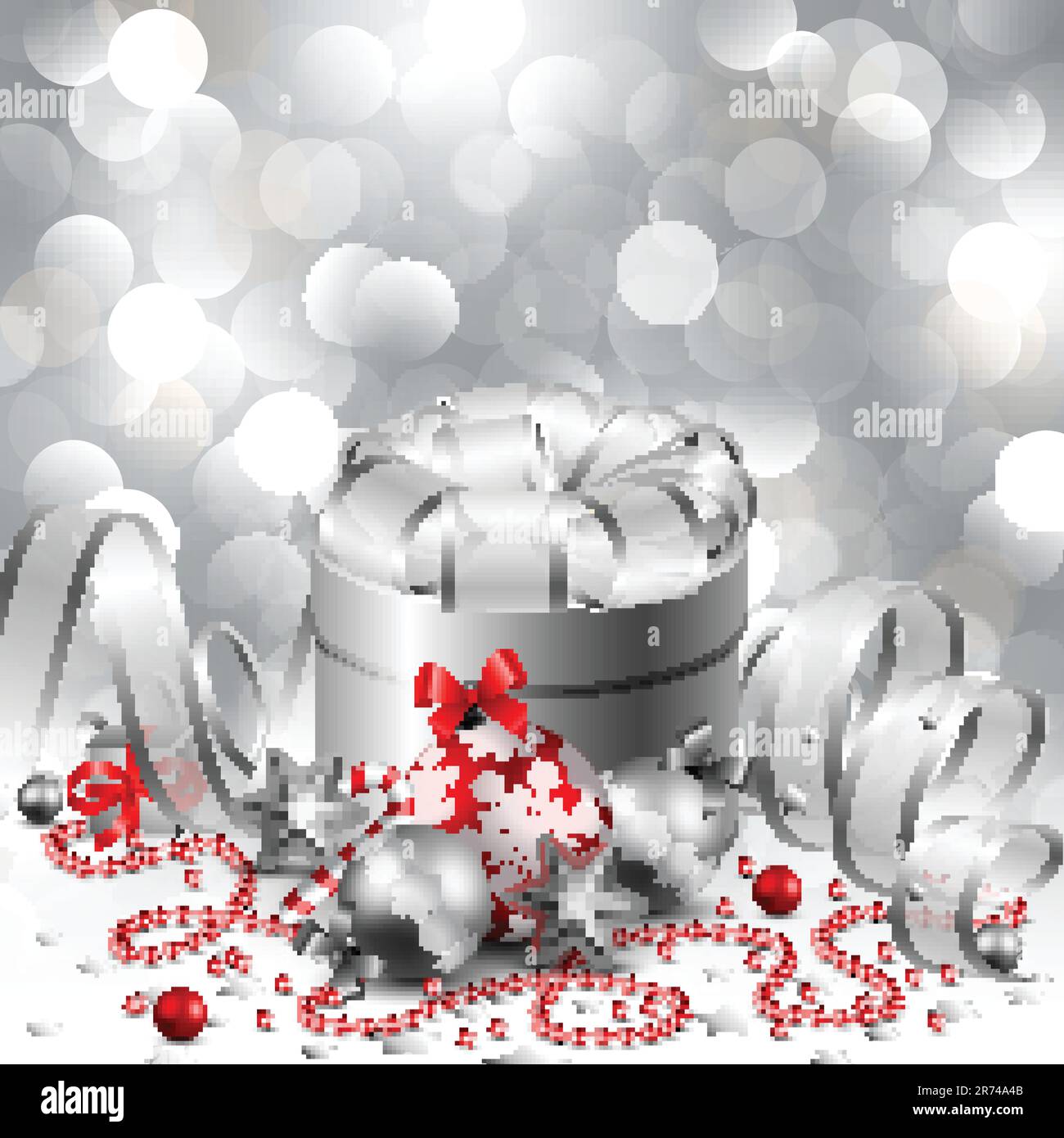 Silver blur Stock Vector Images - Alamy