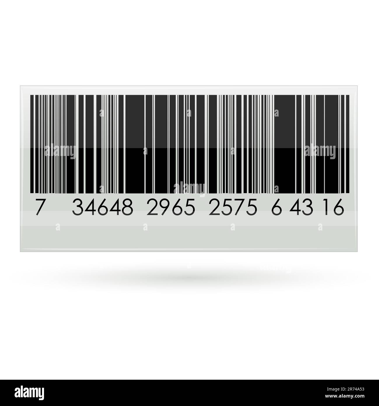 illustration of bar code on white background Stock Vector Image & Art ...