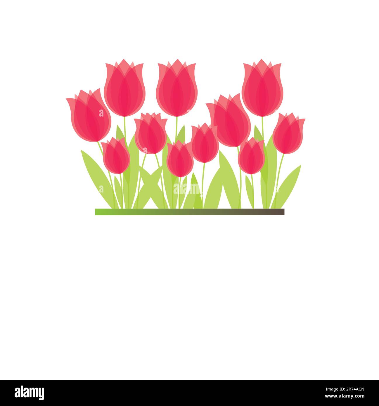 Colourful Spring flowers background. Vector illustration Stock Vector ...