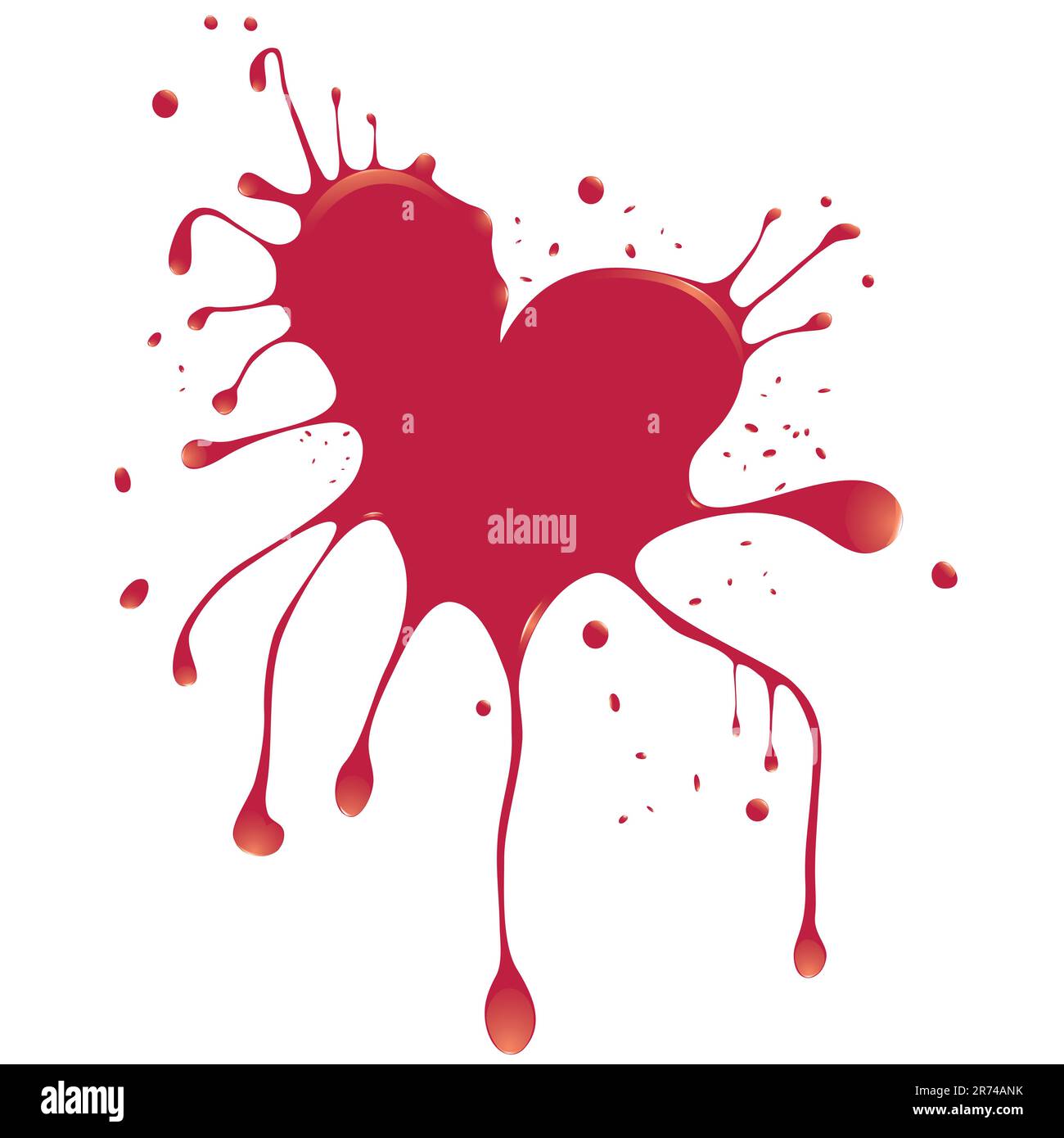 Blood stained banner Cut Out Stock Images & Pictures - Alamy
