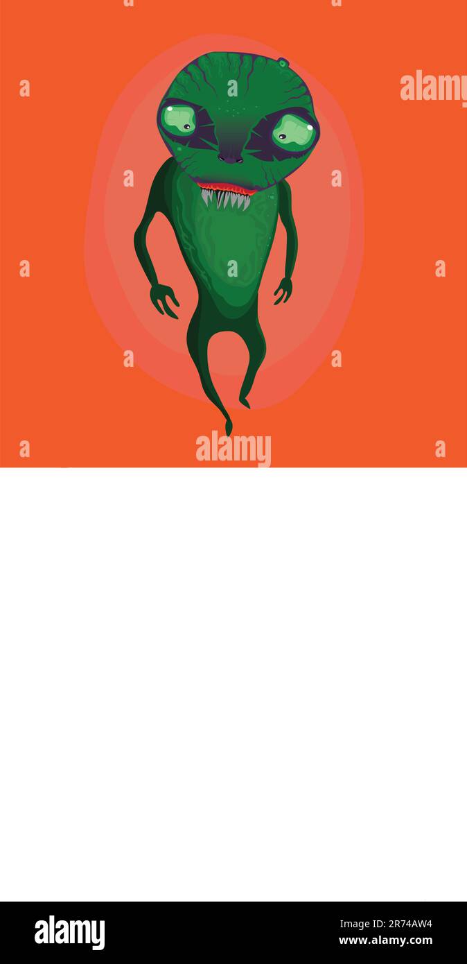 alien scary monster Stock Vector Image & Art - Alamy