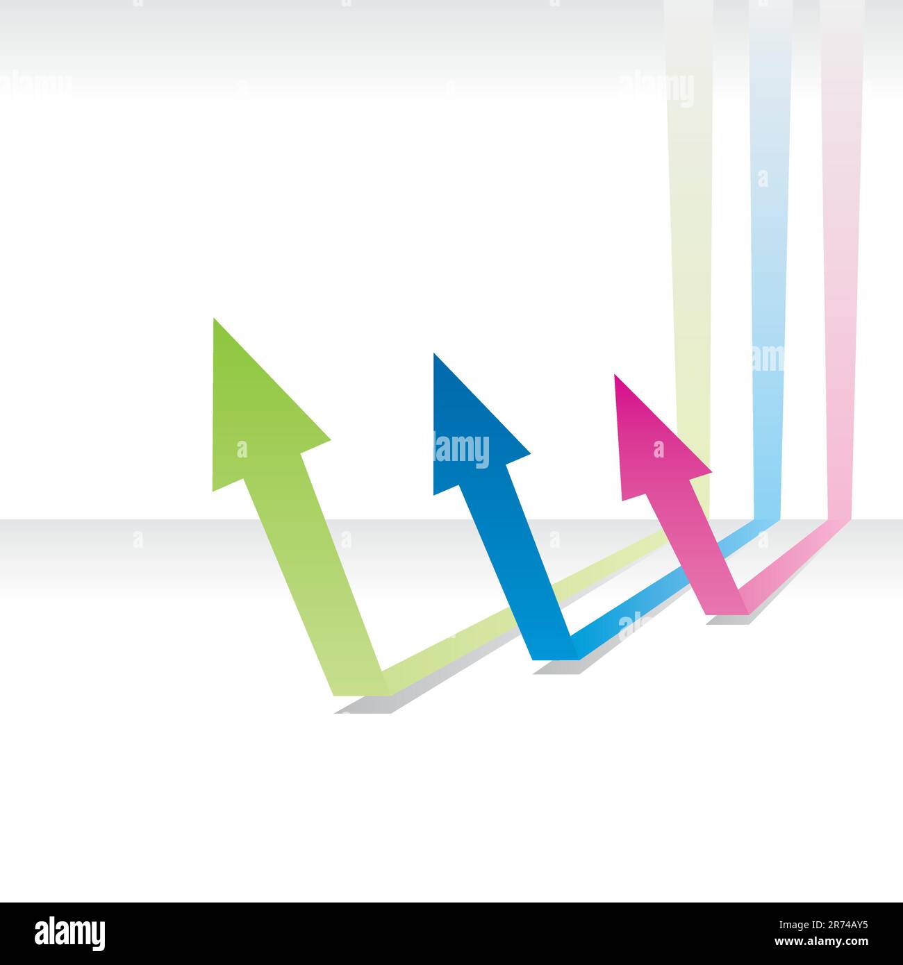 Colored arrows vector Stock Vector Image & Art - Alamy