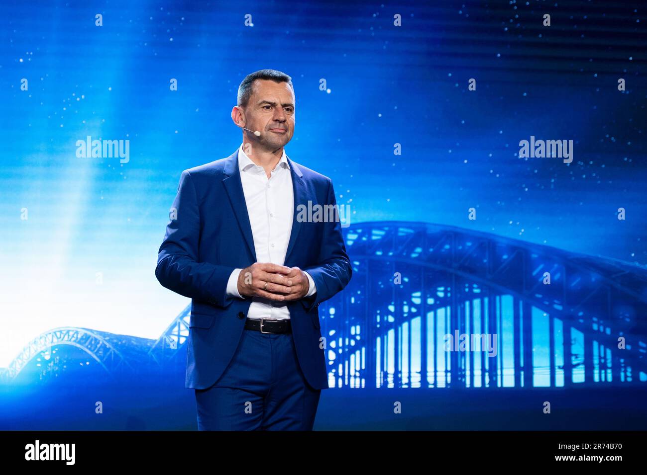 Cologne, Germany. 12th June, 2023. Martin Sander, CEO of Ford-Werke ...