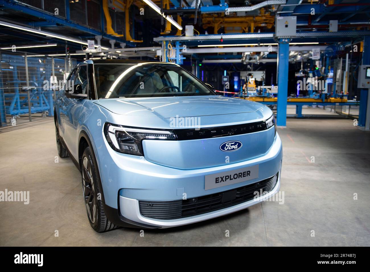 Cologne, Germany. 12th June, 2023. A Ford Explorer stands in the ...
