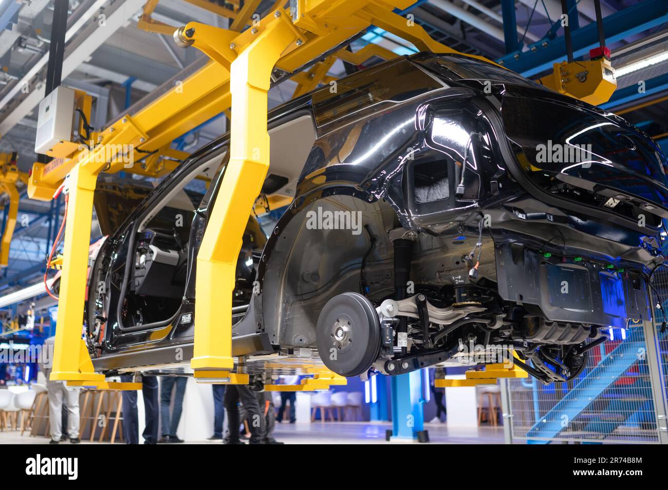 Cologne, Germany. 12th June, 2023. A Ford Explorer is seen in assembly ...