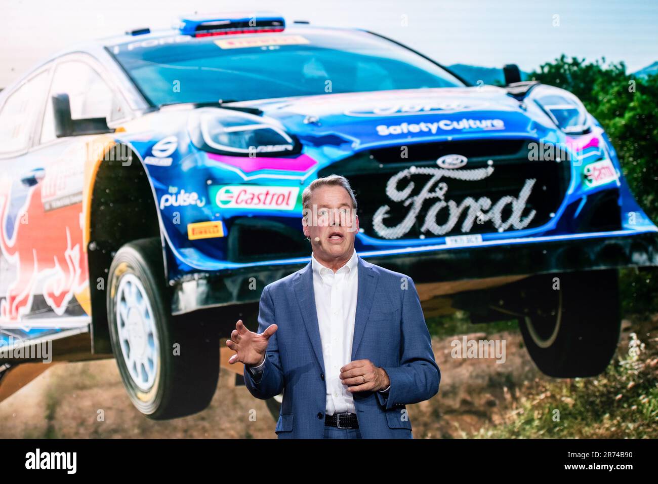 Cologne, Germany. 12th June, 2023. William Clay Ford, Ford's CEO ...