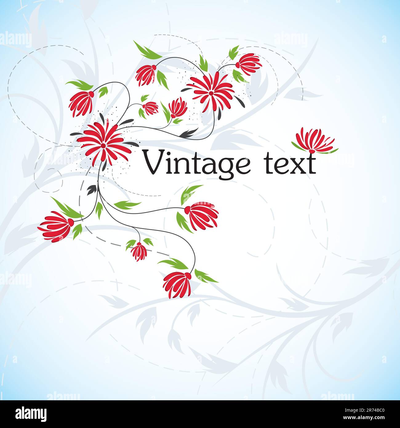 Colourful Spring flowers background. Vector illustration Stock Vector ...