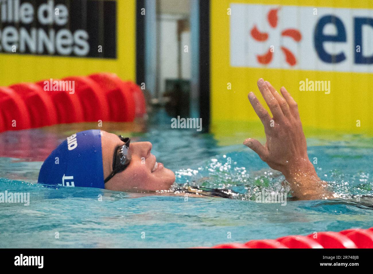 Rennes, France. 12th June, 2023. Charlotte Bonnet competes during the ...