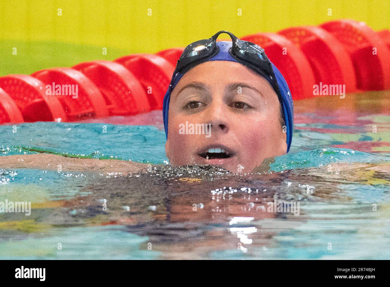 Charlotte Bonnet competes during the Swimming French National ...