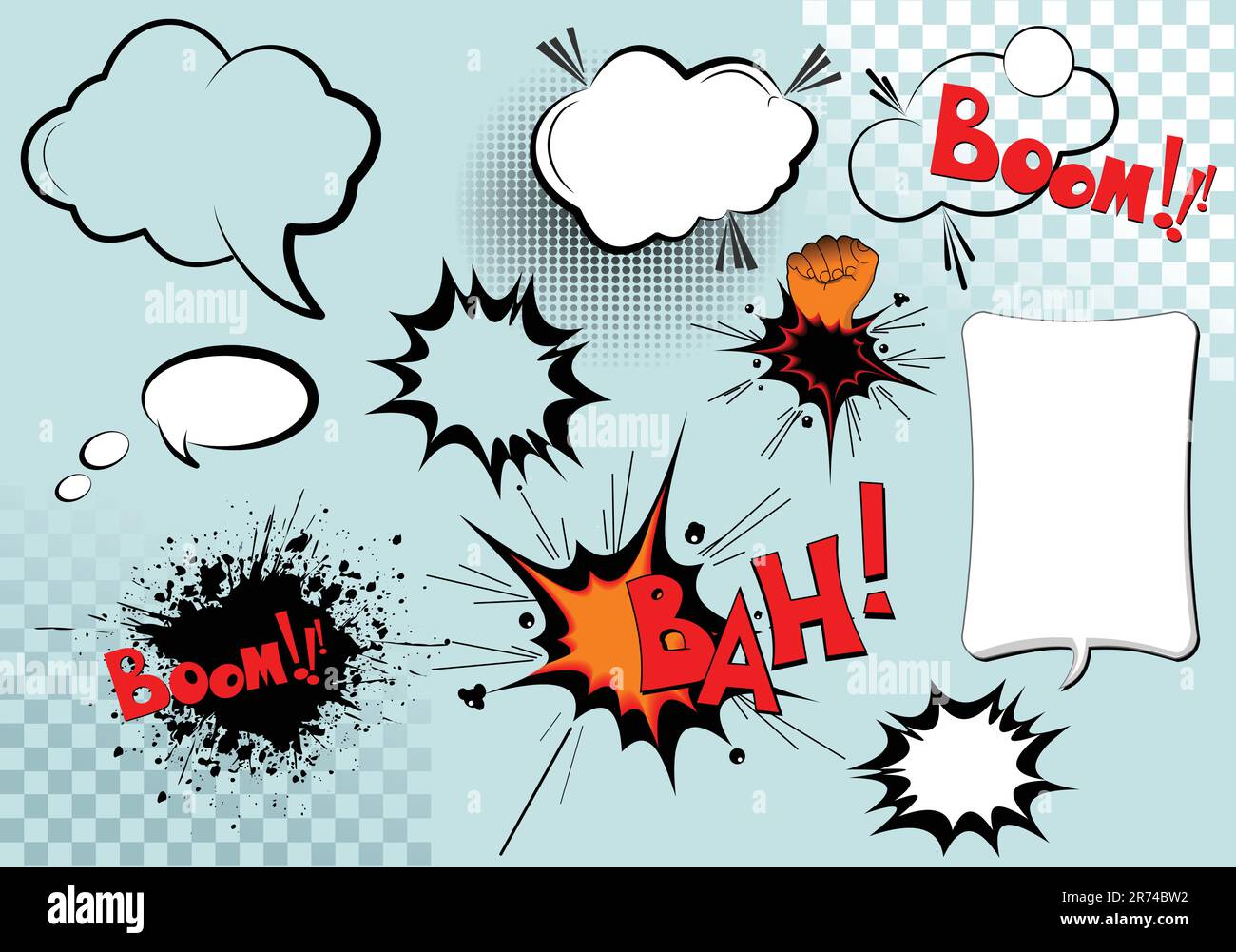 Big set of comic elements for your design Stock Vector Image & Art - Alamy