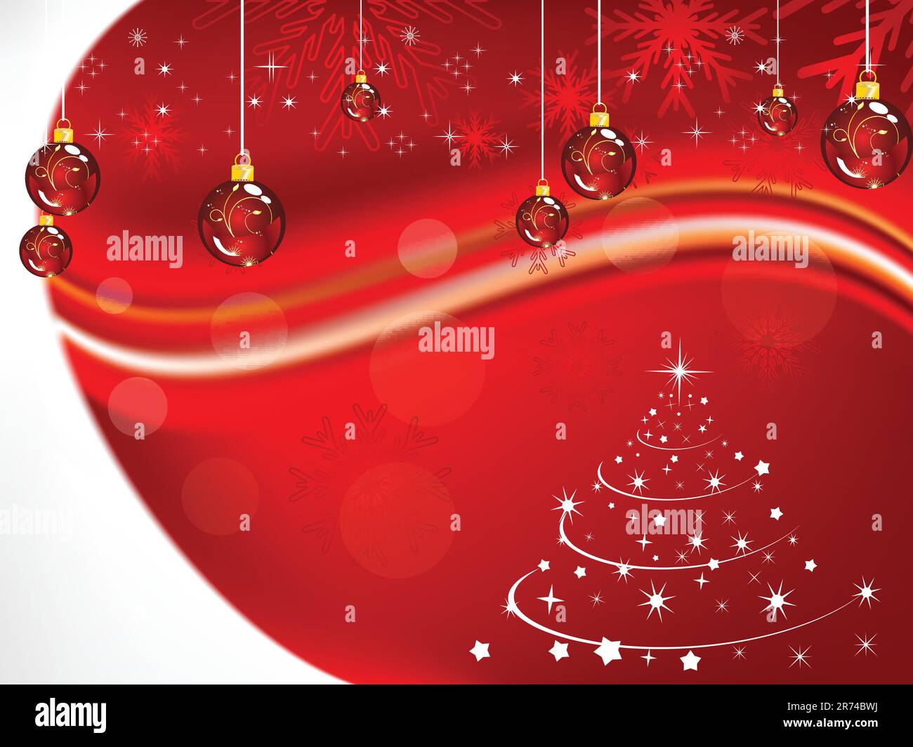 abstract christmas background with tree vector illustration Stock ...