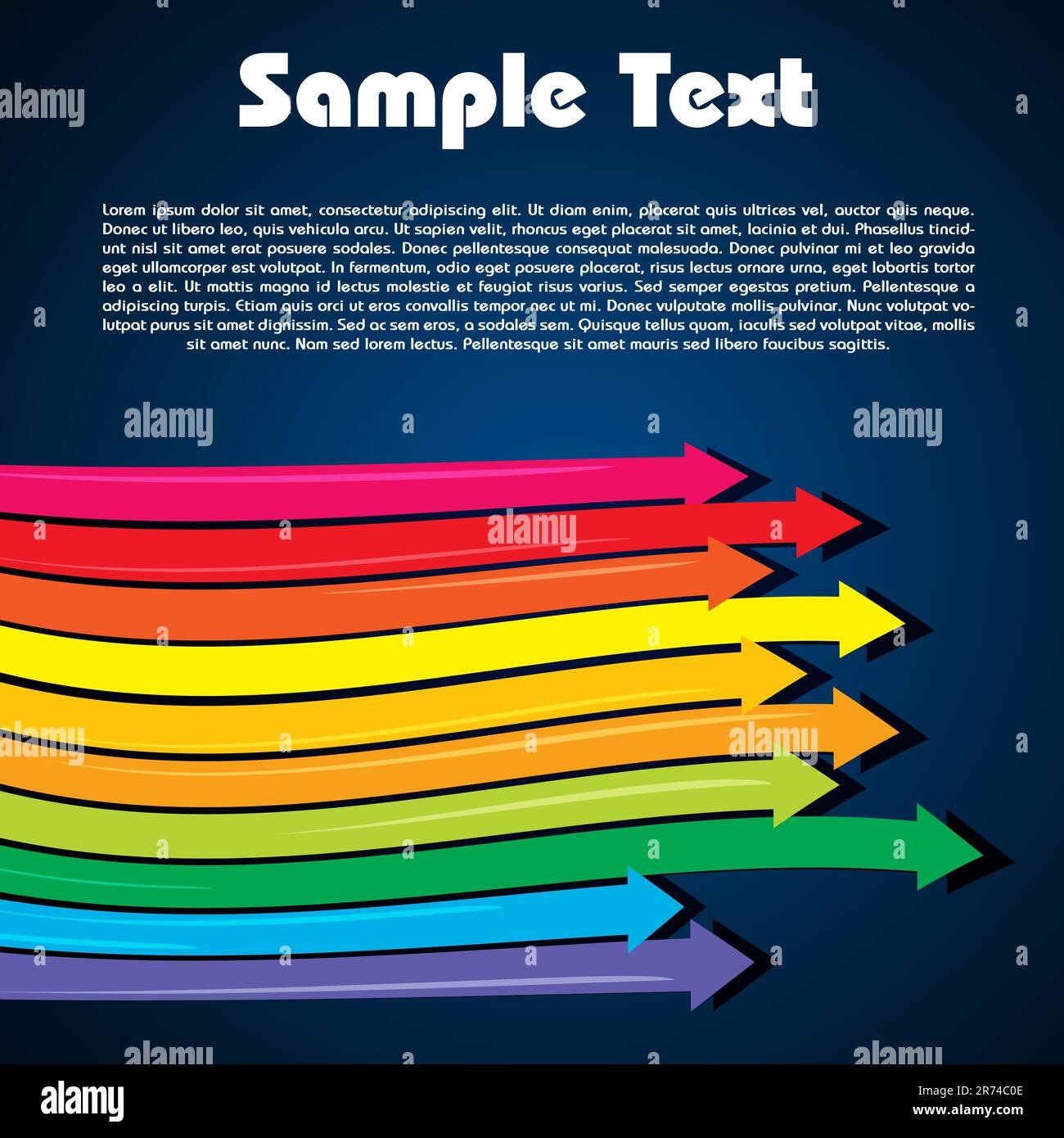 illustration of colorful arrows Stock Vector Image & Art - Alamy
