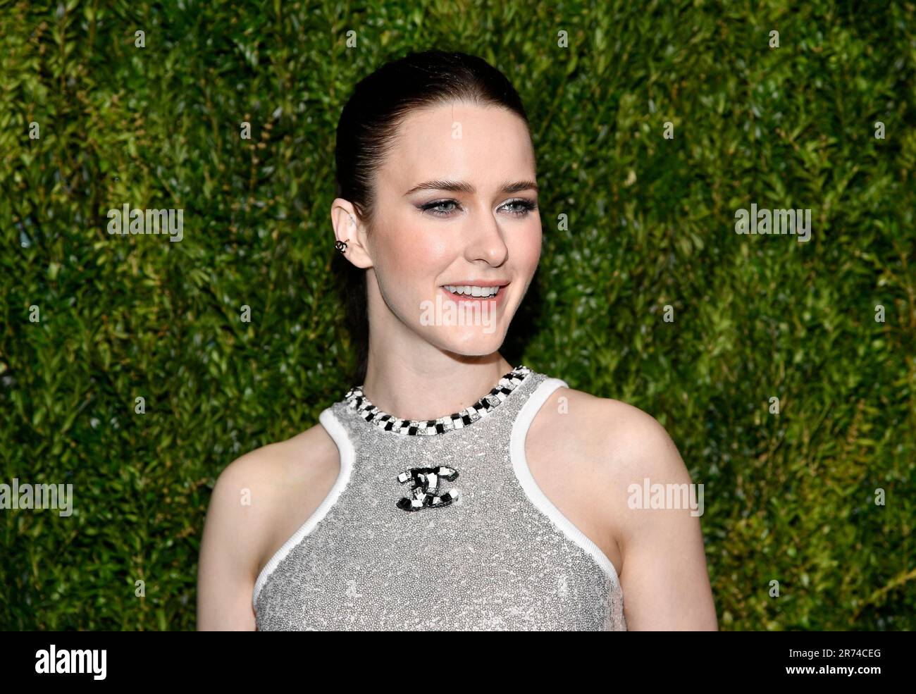 Rachel Brosnahan attends the 16th annual Chanel Tribeca Artists Dinner ...