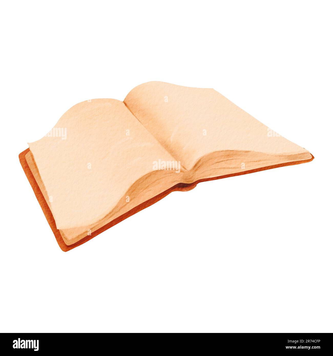 Open book with empty pages. Suitable for back to school, university ...