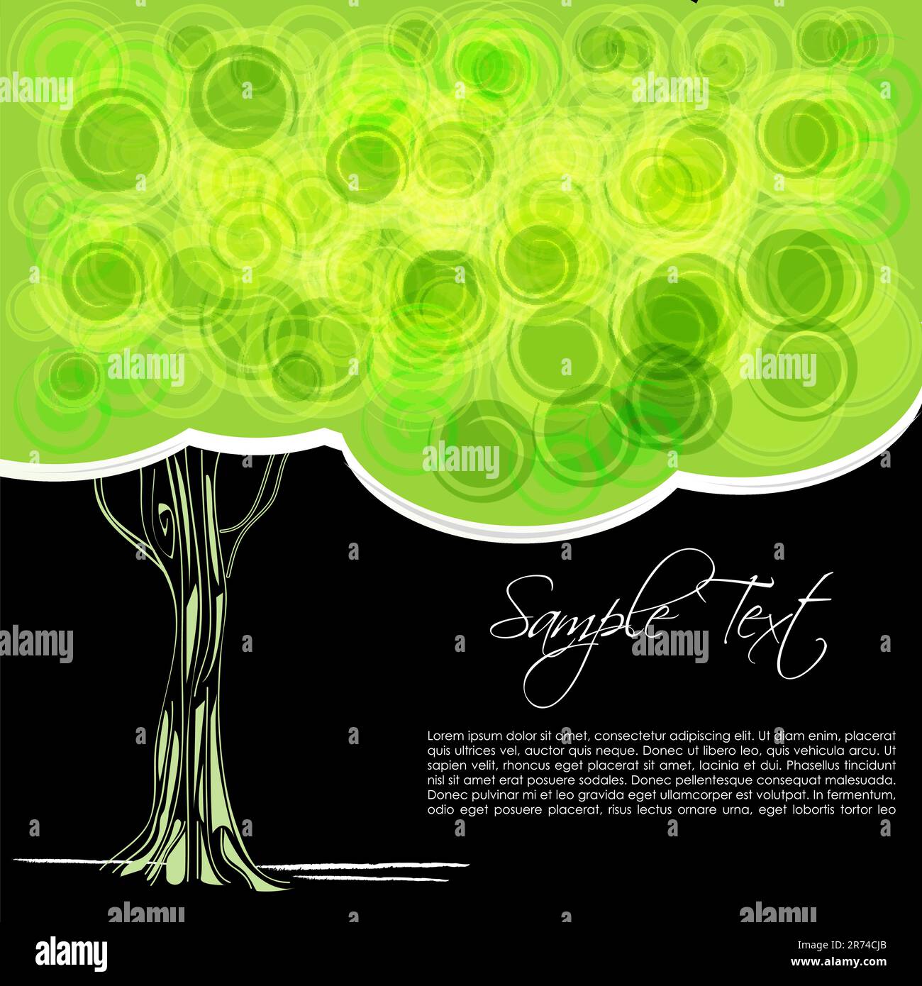 illustration of natural tree Stock Vector Image & Art - Alamy