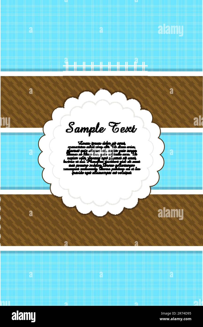 illustration of color greeting card Stock Vector Image & Art - Alamy
