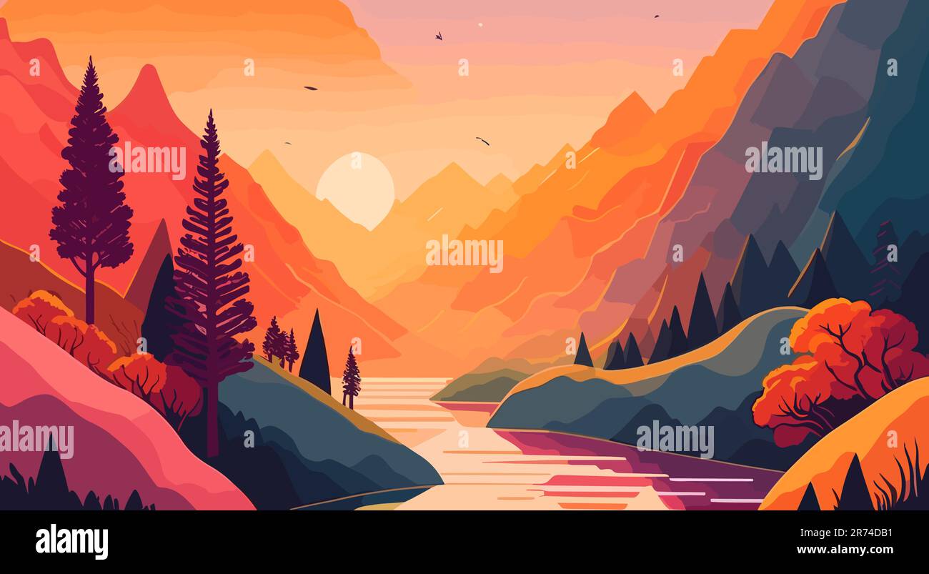 Landscape Art Backgrounds