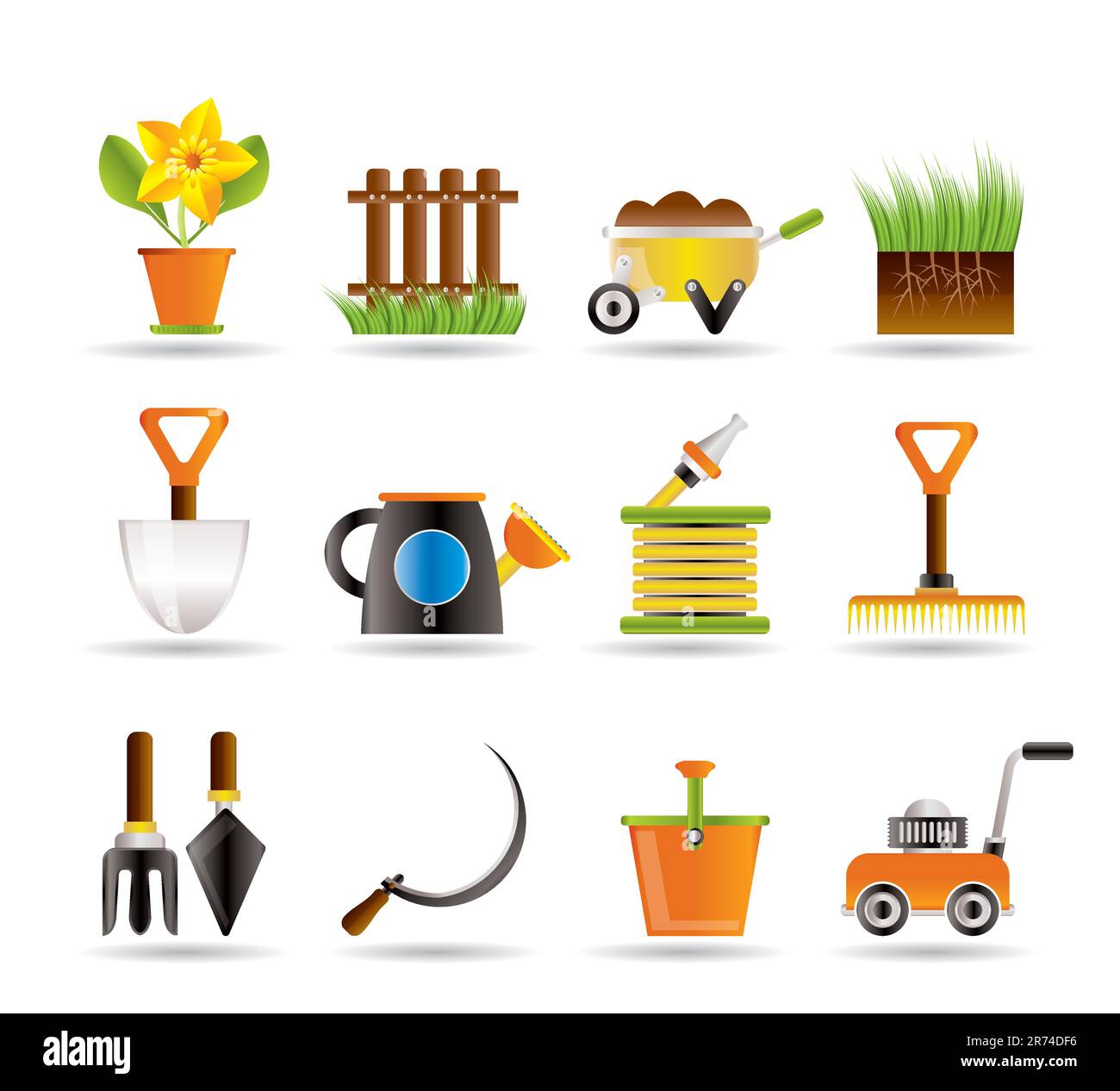 Commercial gardening Stock Vector Images - Alamy