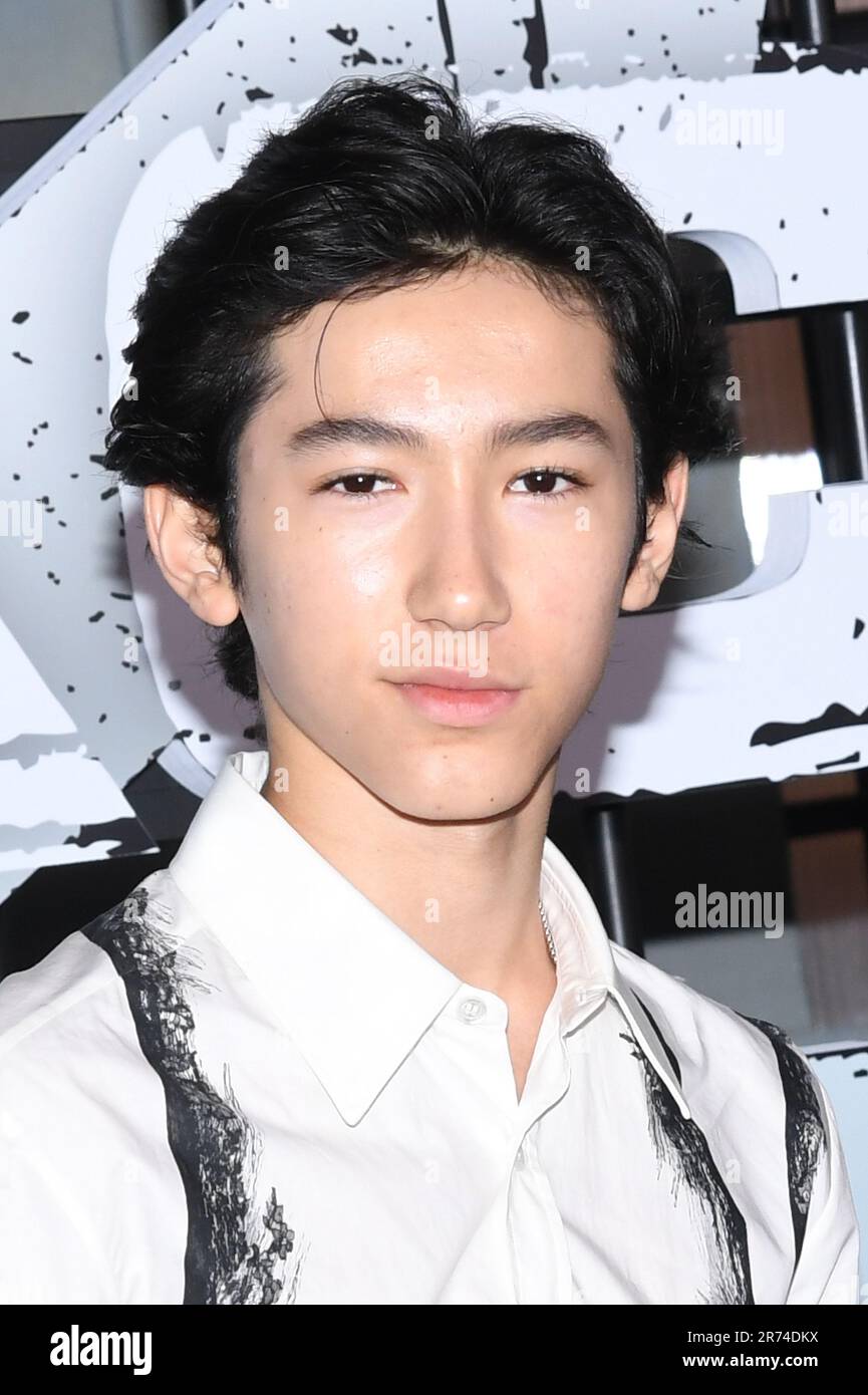 Maximilian Lee Piazza attending the 'Extraction 2' film premiere at ...