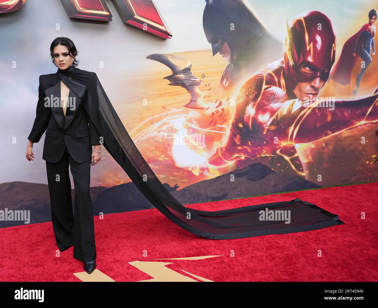 Sasha Calle arrives at the Warner Bros. THE FLASH Los Angeles Premiere ...