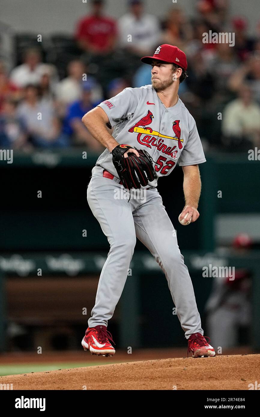 St. Louis Cardinals starting pitcher Matthew Liberatore throws to the ...