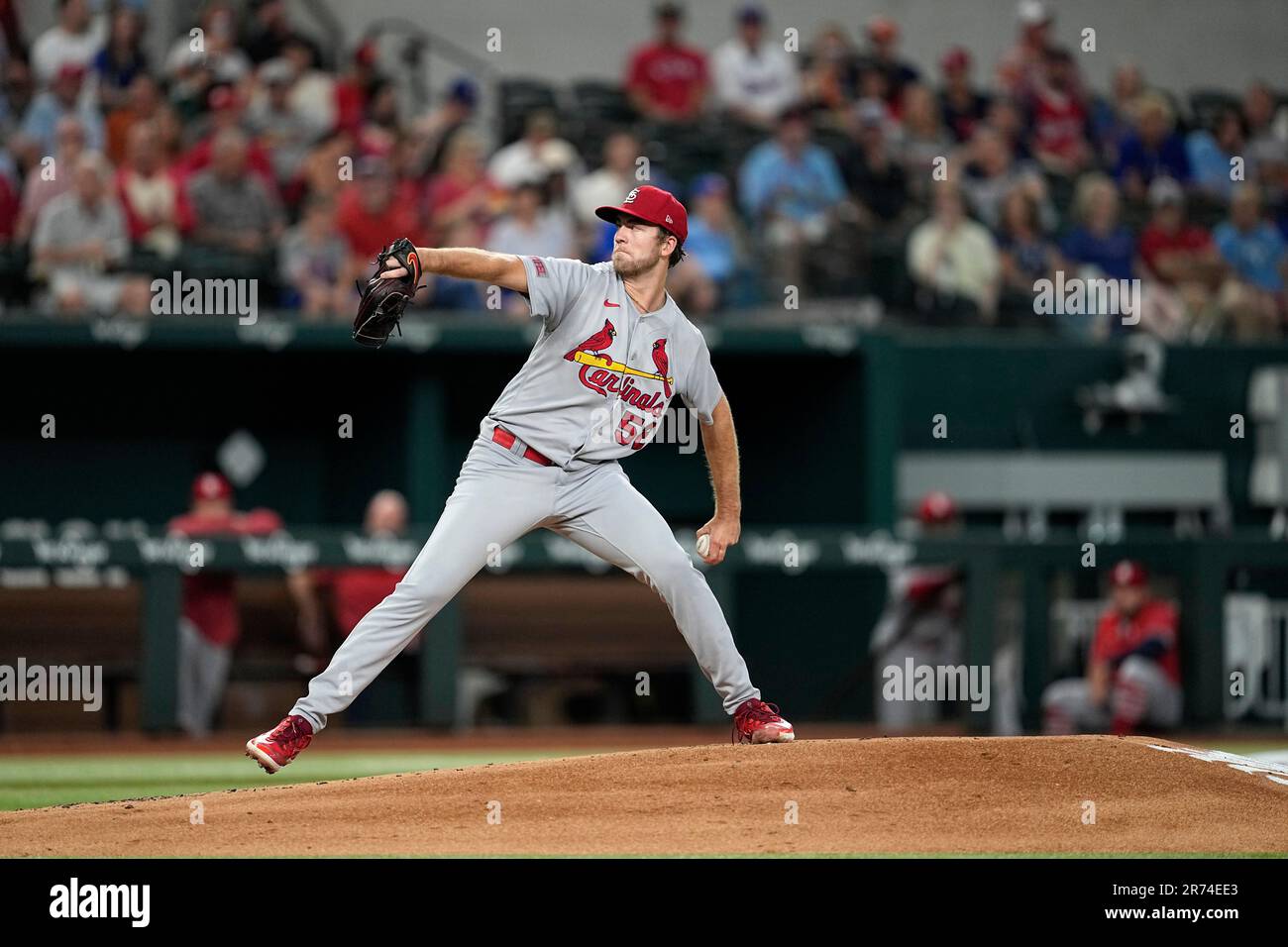 St. Louis Cardinals starting pitcher Matthew Liberatore winds up to ...