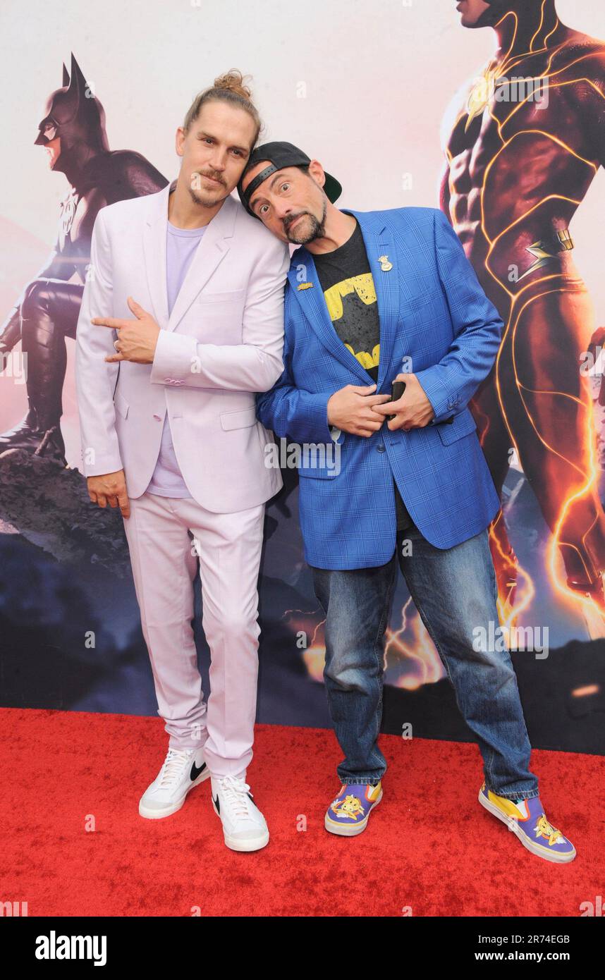 Los Angeles, CA. 12th June, 2023. Kevin Smith, Jason Mewes at arrivals for THE FLASH Premiere ...