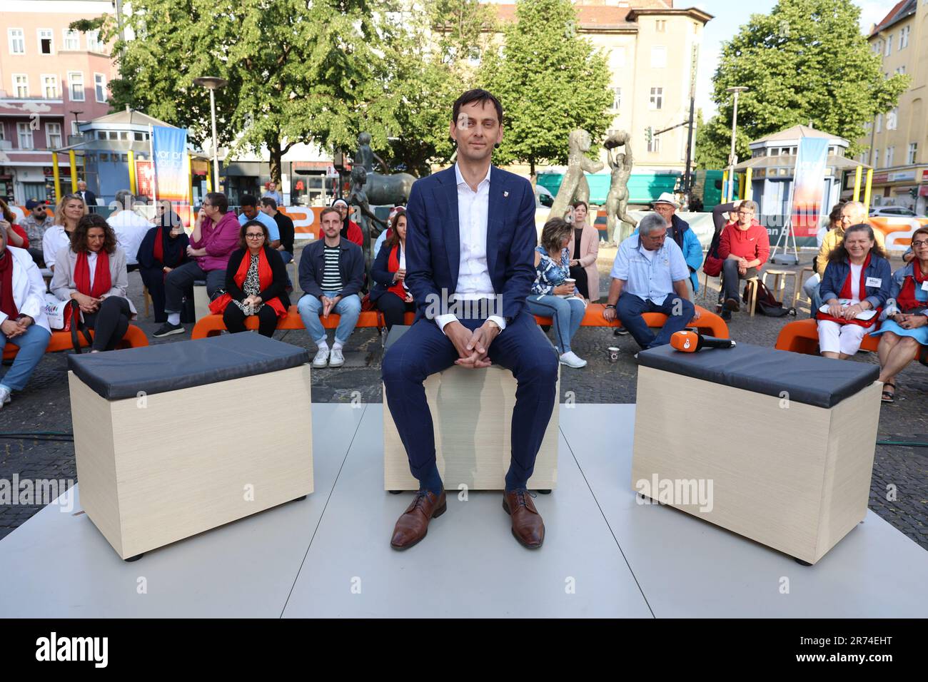 Berlin, Germany. 13th June, 2023. Martin Hikel (SPD), district mayor of ...