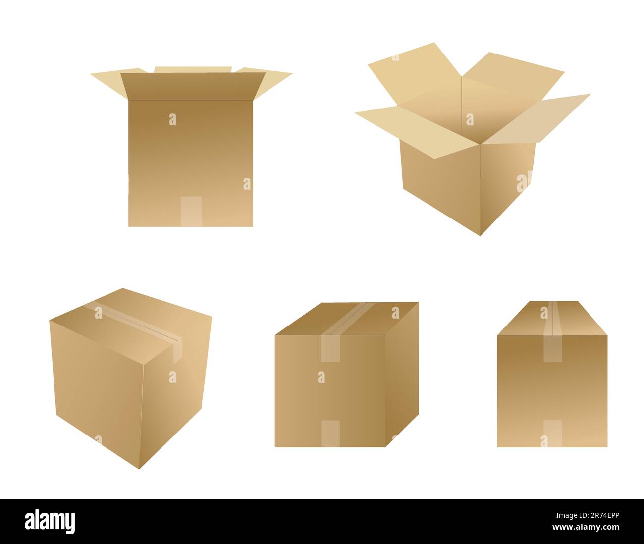Cardboard file boxes hi-res stock photography and images - Alamy