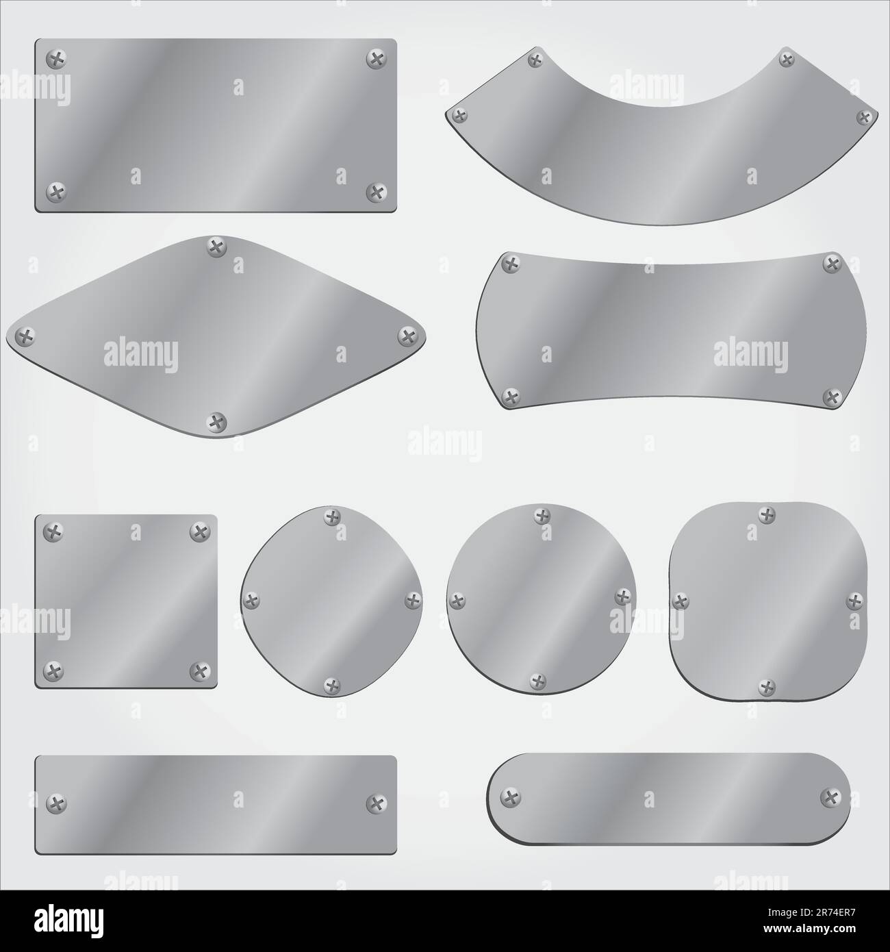 Painted metal plate Stock Vector Images - Alamy
