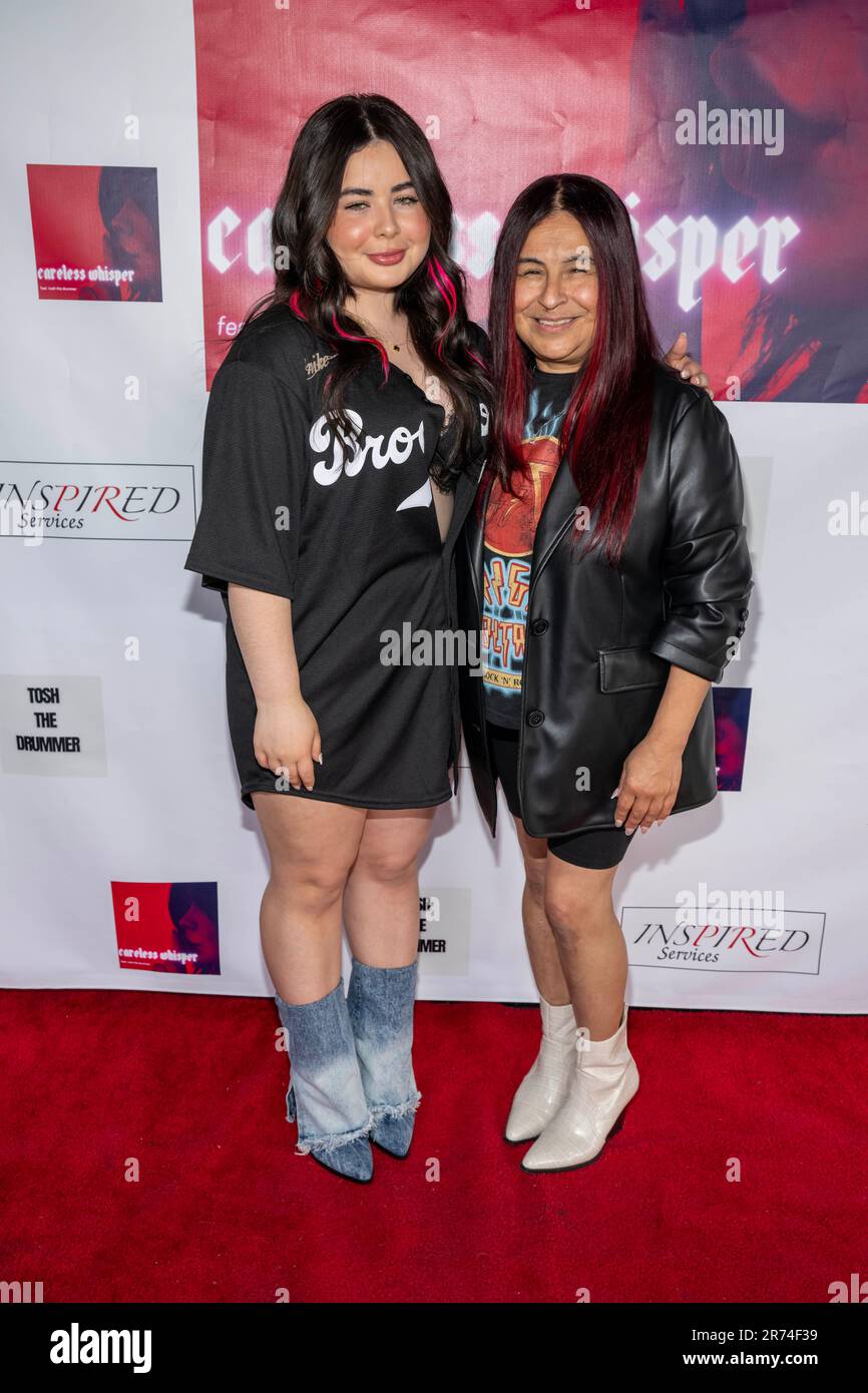 Los Angeles, USA. 12th June, 2023. Singer Kendall Rae Ricci with mother ...