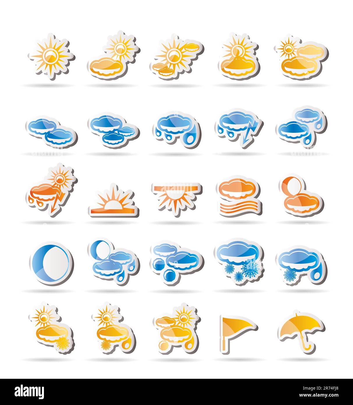 Set gray simple icons Stock Vector Images - Alamy