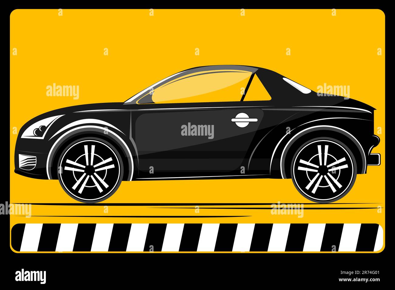 Taxi sign on light Stock Vector Images - Alamy