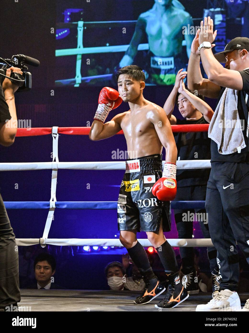 Tokyo, Japan. 20th May, 2023. Hiroto Kyoguchi of Japan before the flyweight boxing bout at ...