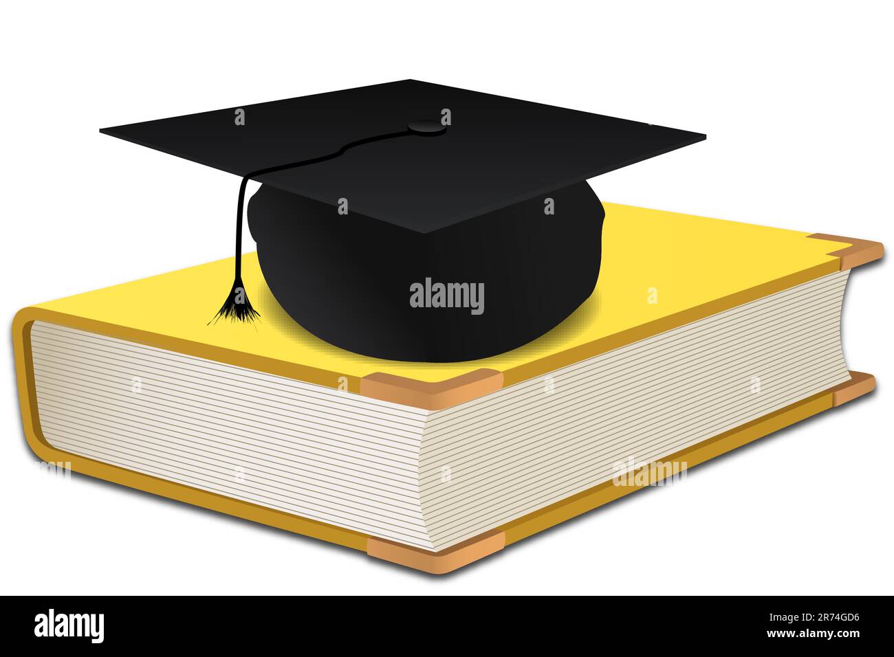 Diploma close up white background Stock Vector Images - Alamy