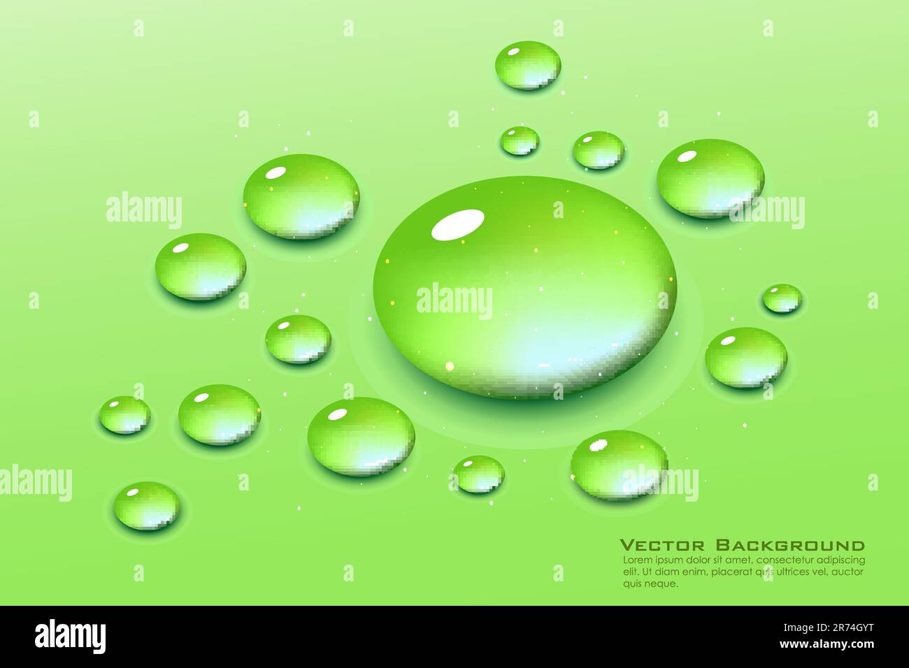 Water drops spill on Stock Vector Images - Alamy