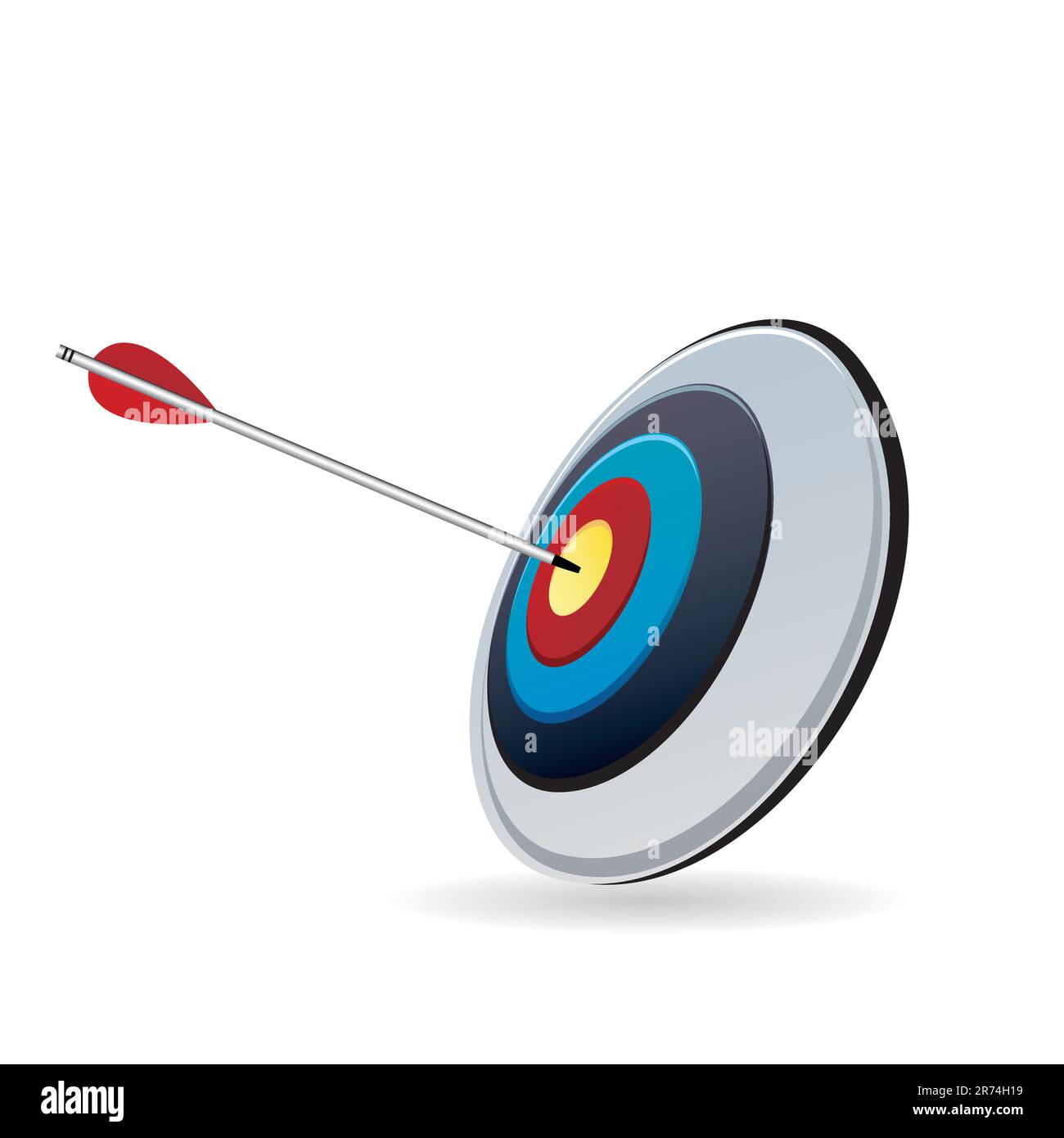target and arrow Stock Vector Image & Art - Alamy
