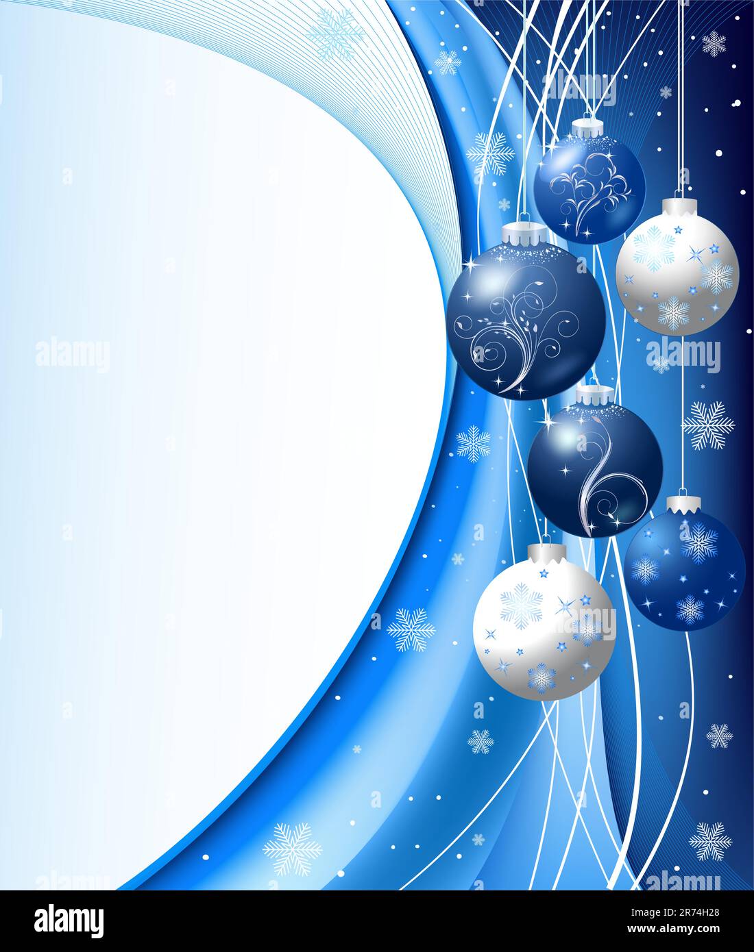 Beautiful christmas background decorated Stock Vector Images - Alamy