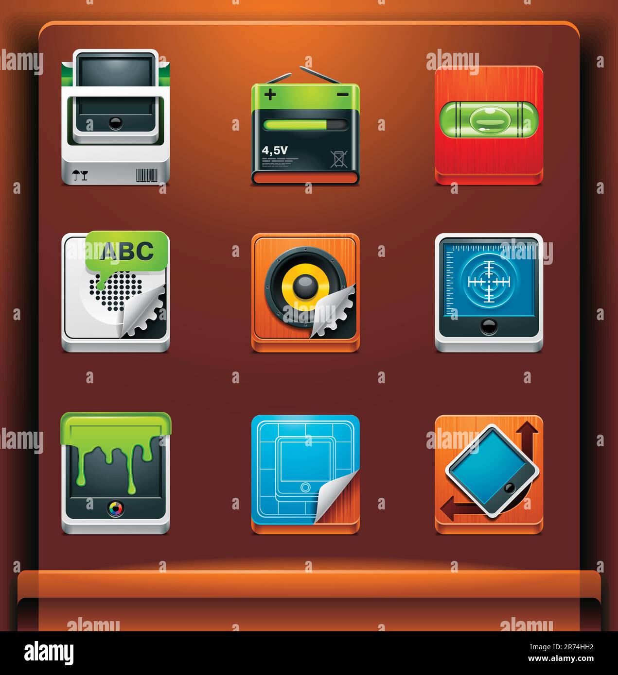 Show setting Stock Vector Images - Alamy