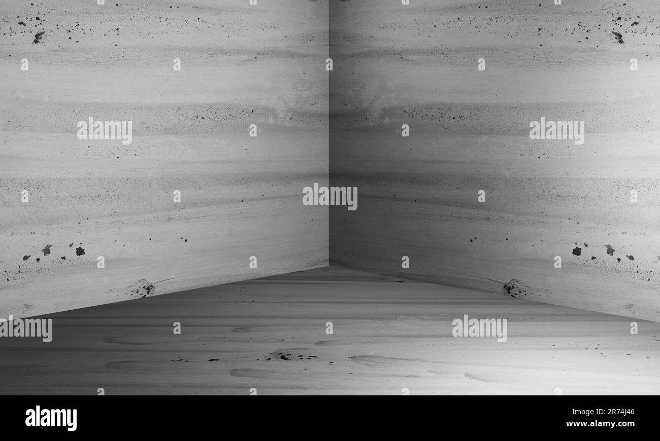 Concrete corner wall room texture Stock Photo - Alamy