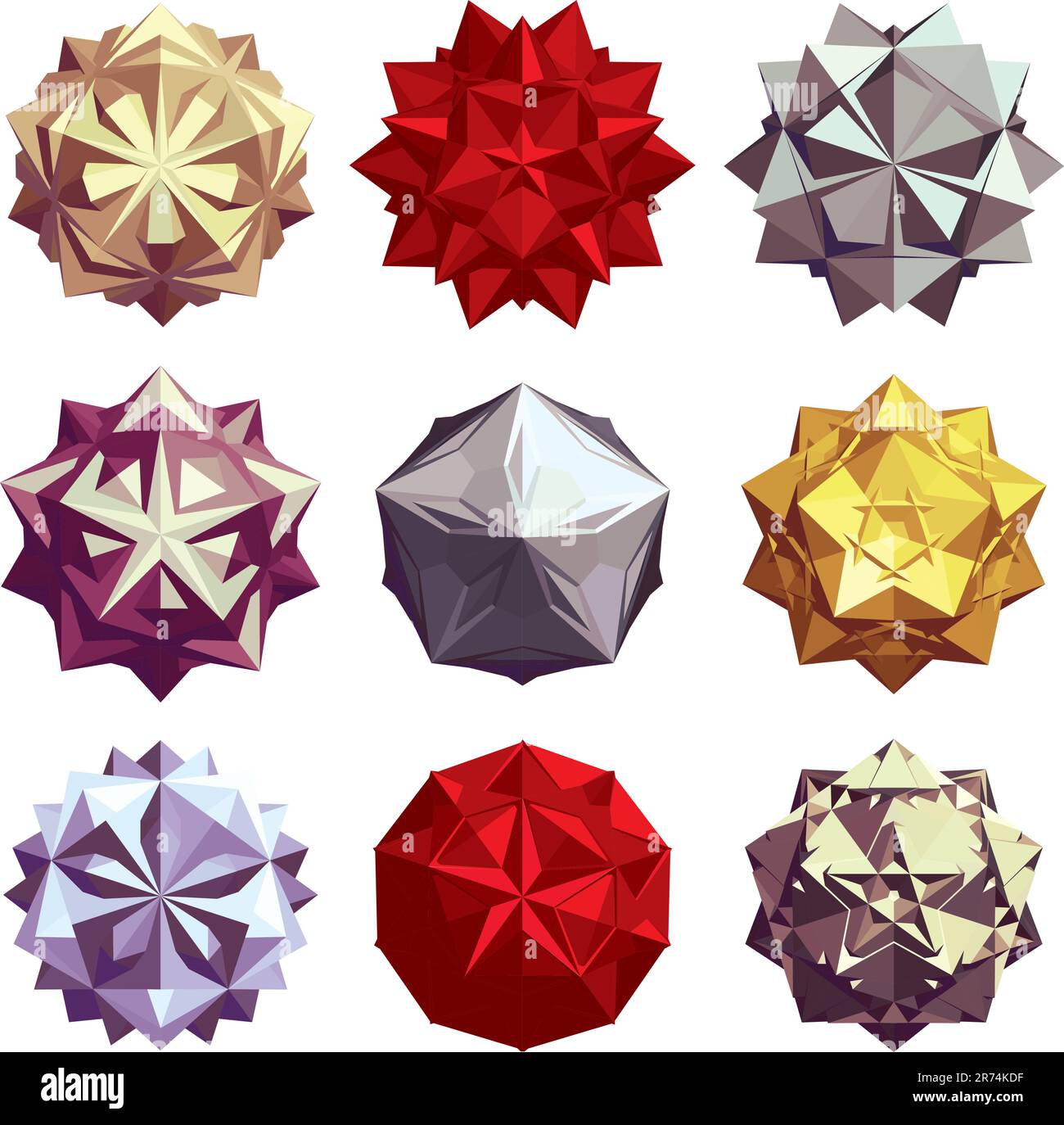 Polished gems Stock Vector Images - Alamy