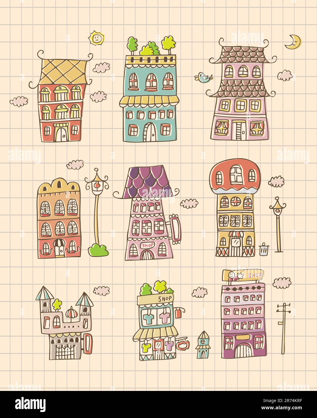 hand draw house Stock Vector Image & Art - Alamy