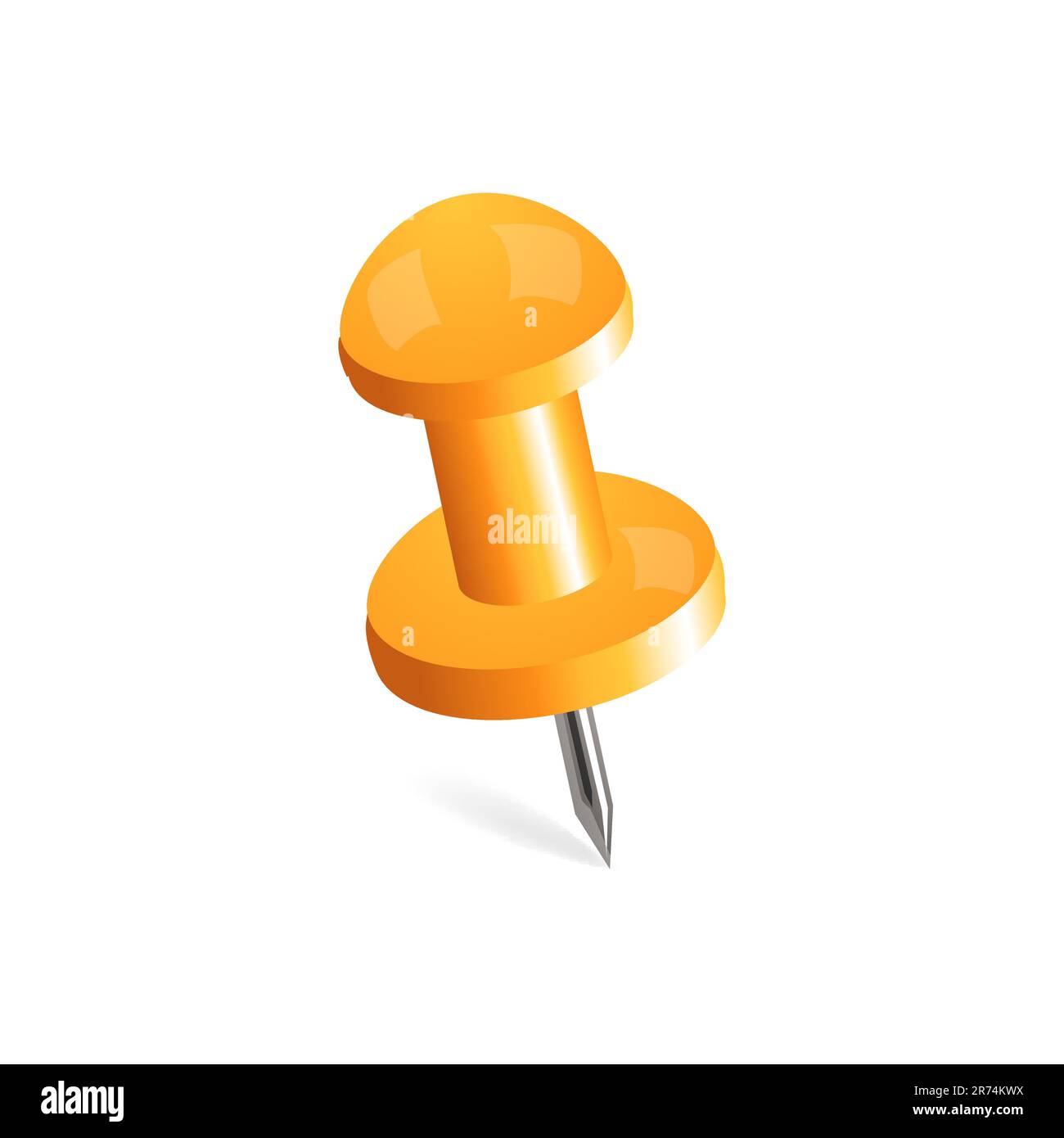 illustration of board pin on isolated background Stock Vector Image ...