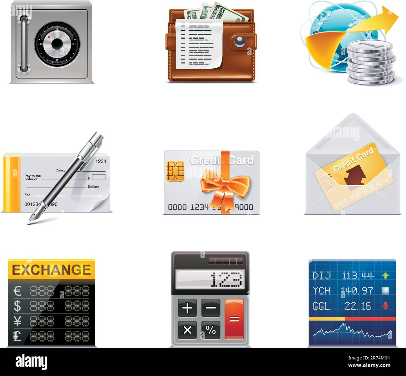 Detailed bill Stock Vector Images - Alamy