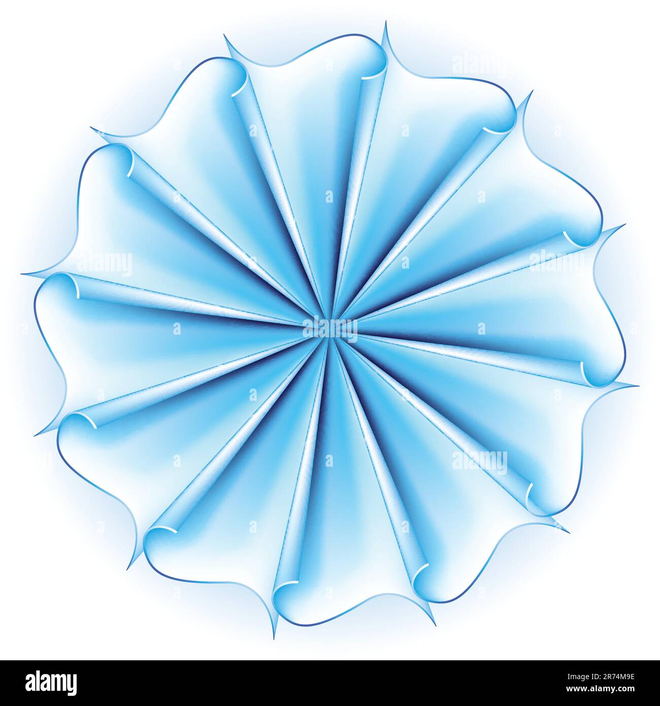 Dynamic Flow Backgrounds #2. Vector illustration on white background ...
